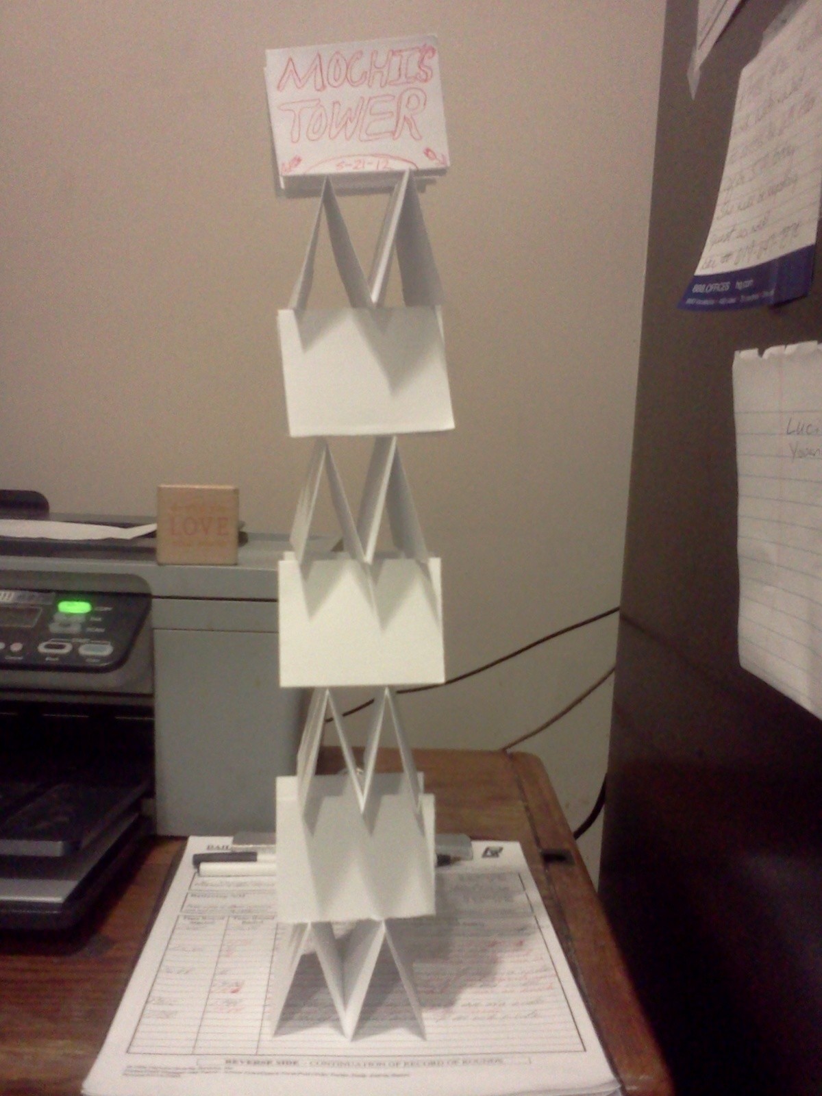 Paper Tower A Papercraft Paper Folding On Cut Out Keep Creation 