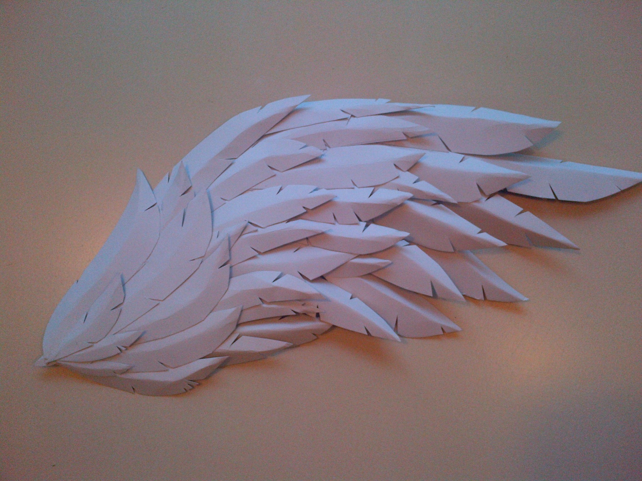 Paper Craft Foam Wings How To Make A Wing Papercraft On Cut Out Keep