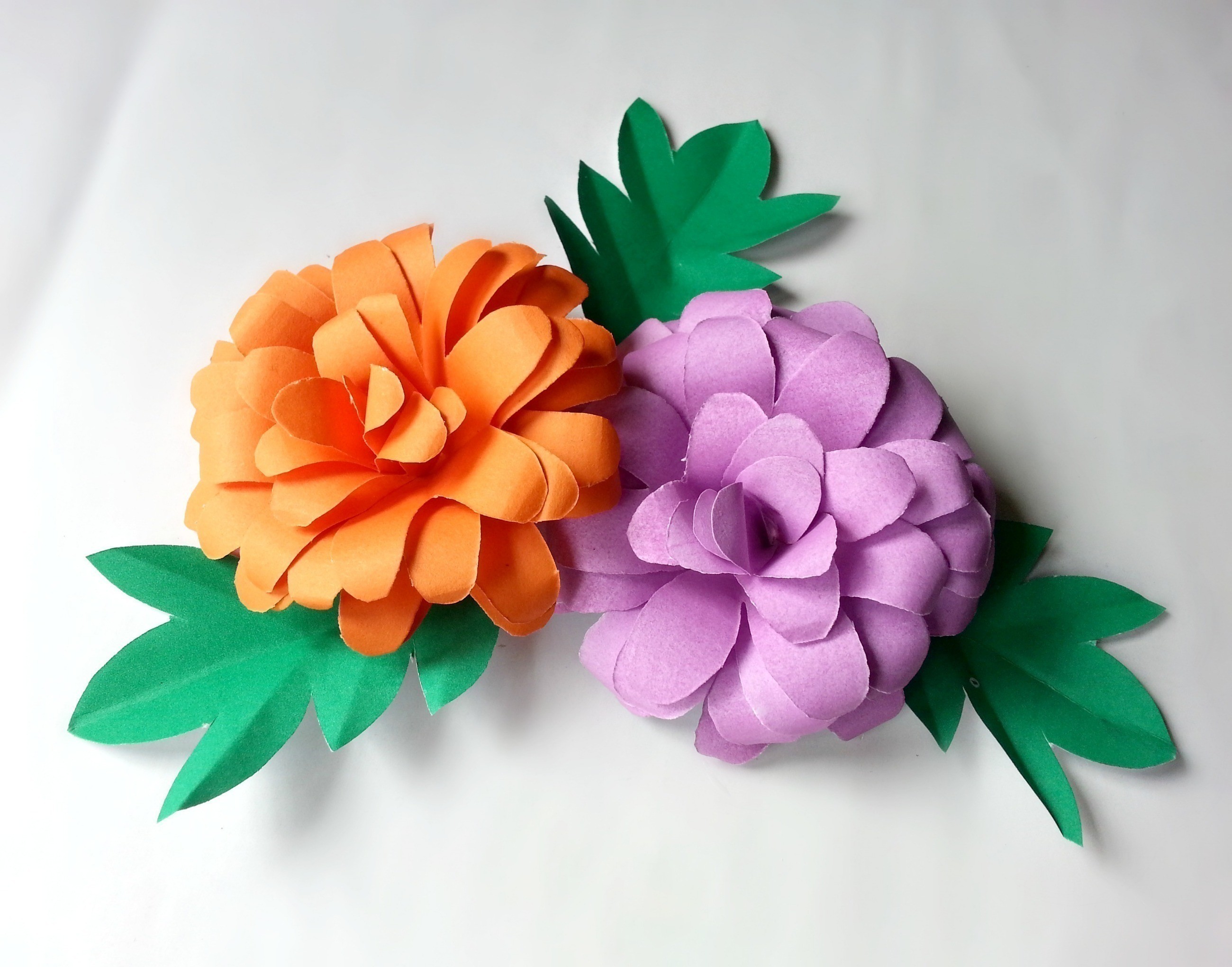 DIY Paper Flower How To Make A Flowers Rosettes Papercraft On Cut 