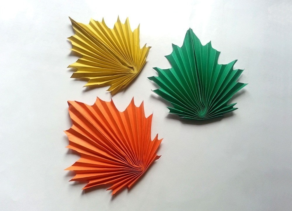 DIY Paper Maple Leaves How To Make A Paper Model Papercraft On Cut 