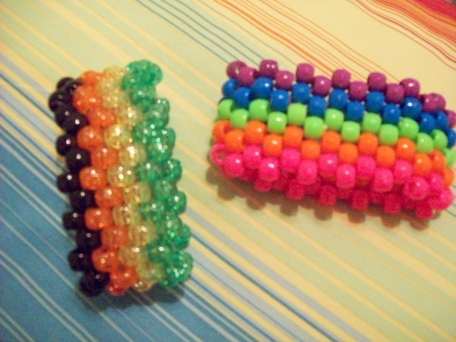 Kandi Cuffs A Beaded Cuff Beadwork And Jewelry Making On Cut Out Keep