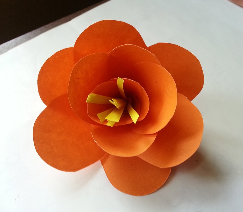Diy Easy Paper Flower How To Make A Flowers Rosettes Papercraft On Cut Out Keep