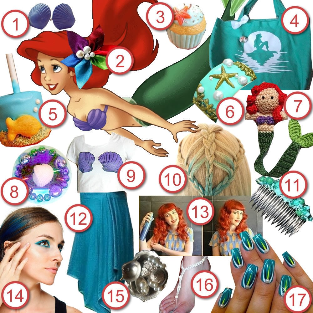 The Little Mermaid · DIY The Look · Cut Out + Keep Craft Blog
