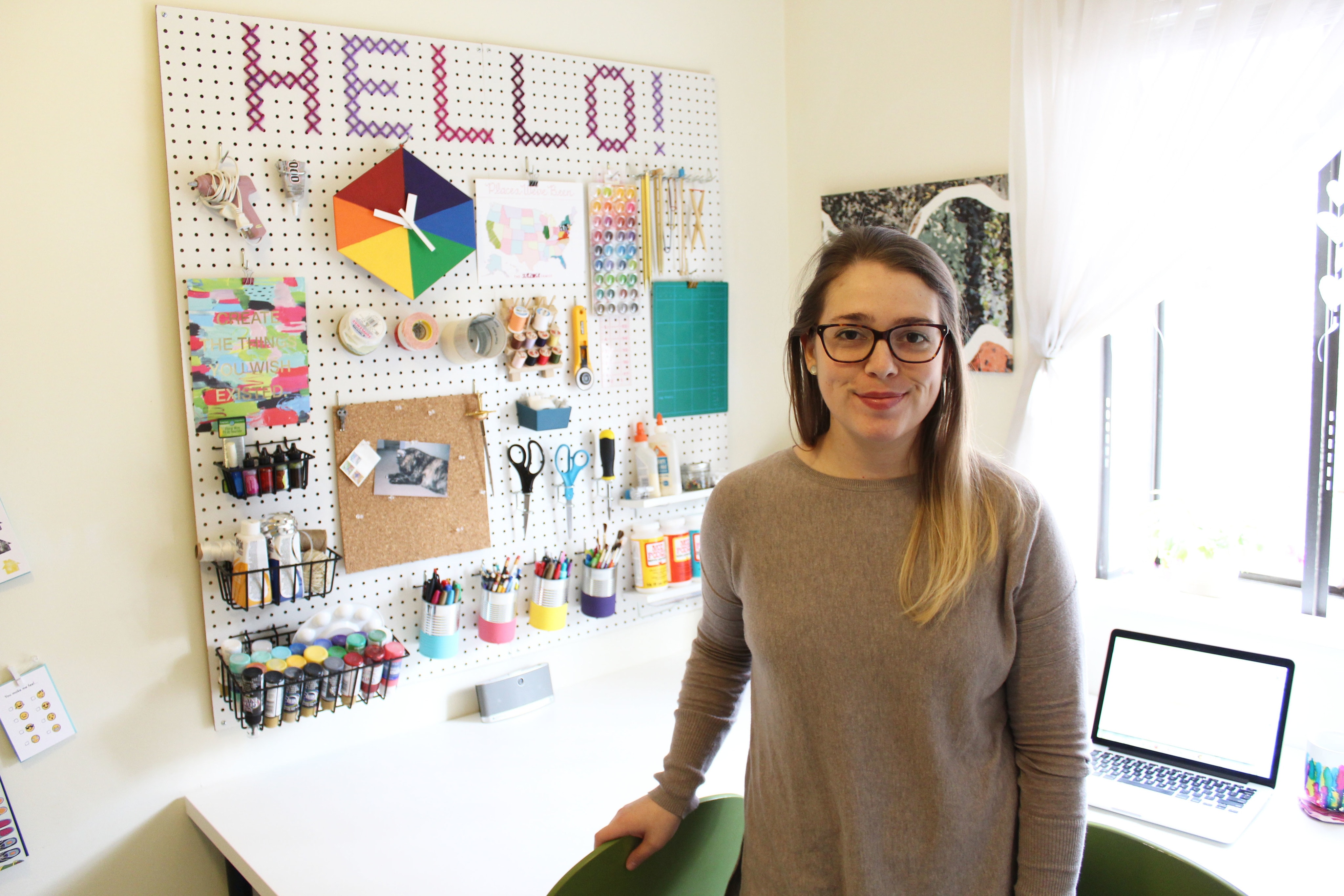 Sarah's Office · Craft Room Tours · Cut Out + Keep Craft Blog