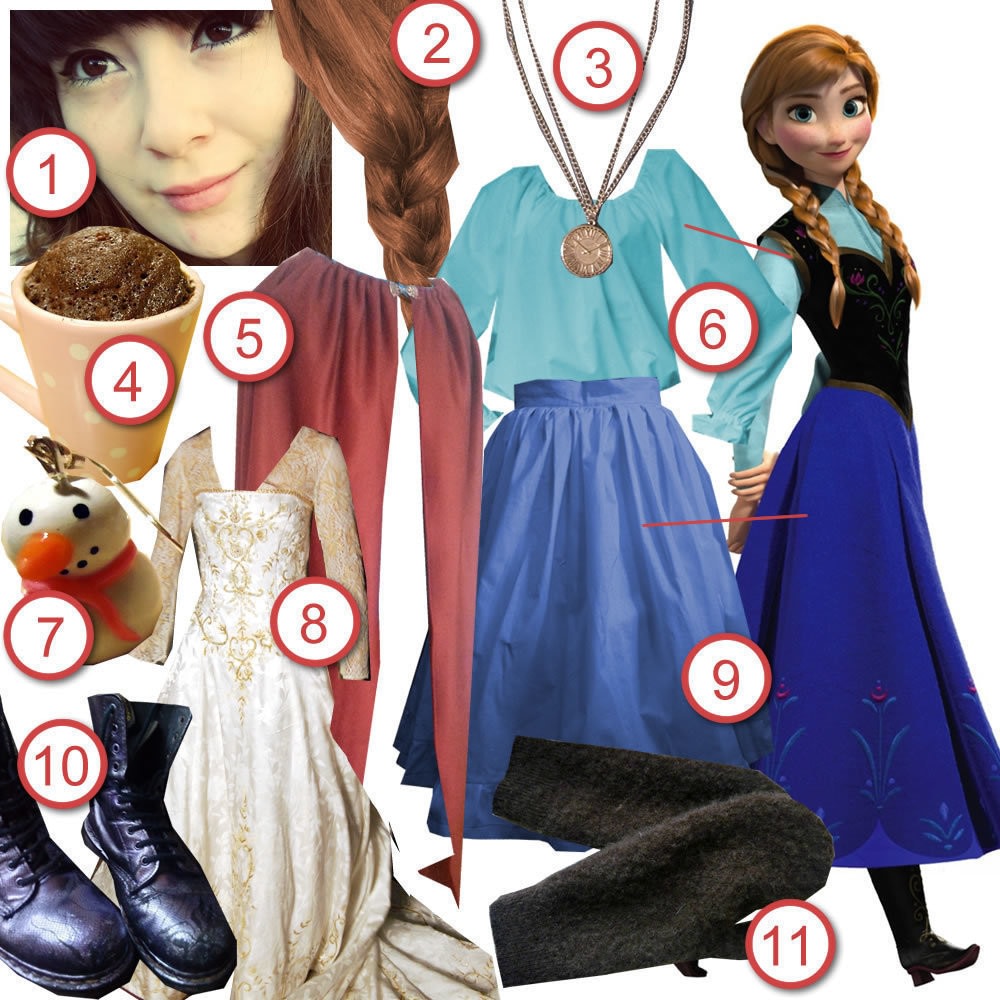 Anna from Frozen · DIY The Look · Cut Out + Keep Craft Blog