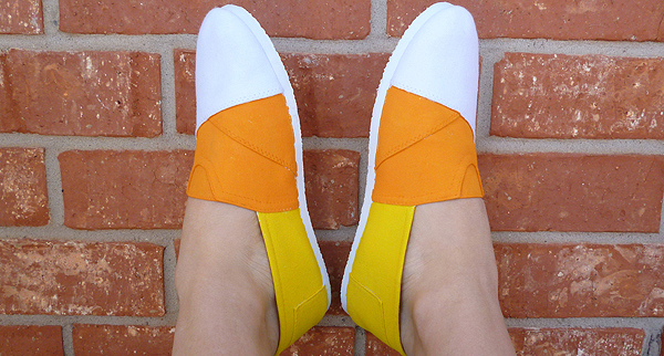 Candy Corn Shoes · Craft Finds · Cut Out + Keep Craft Blog