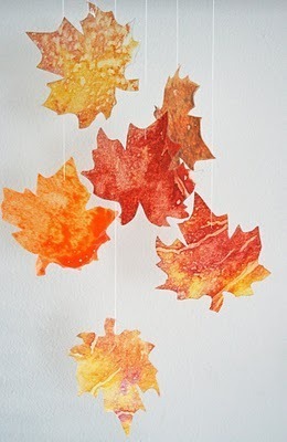 Crayon Fall Leaves · Craft Finds · Cut Out + Keep Craft Blog