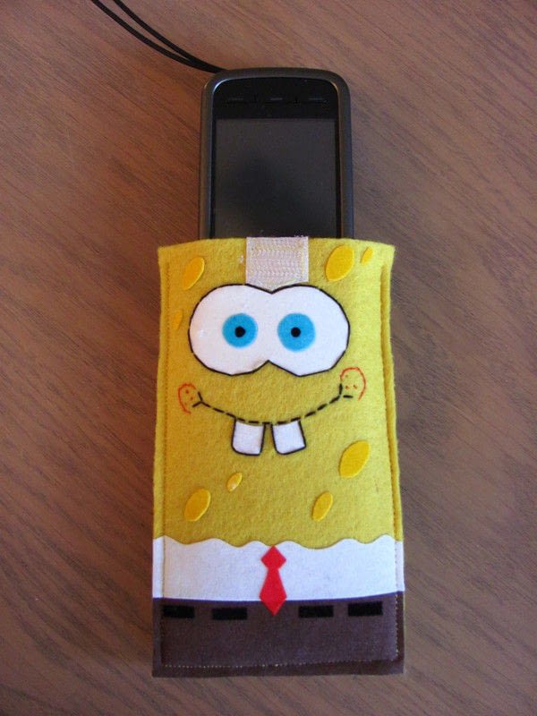 Spongebob Cellphone Case · A Phone · Creation by Flooke
