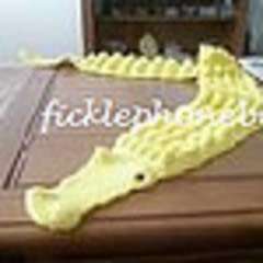 Crocheted Alligator Scarf · How To Make An Animal Scarf · Crochet on ...