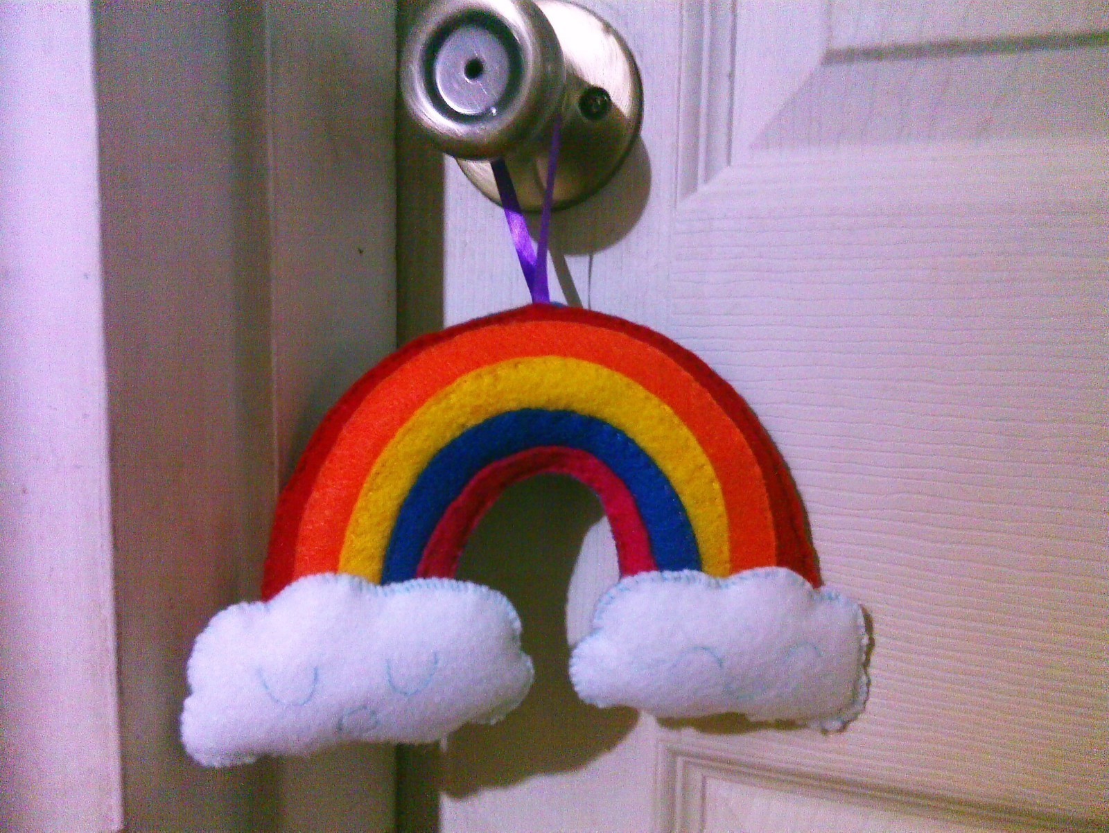 Kawaii Rainbow And Clouds · How To Make An Object Plushie · Embroidery ...