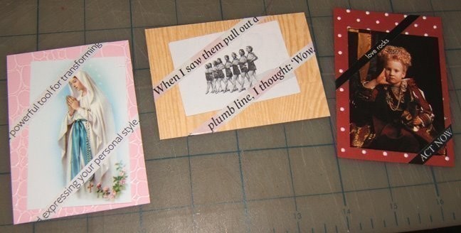 Atc Photo Corners · How To Make An Artist Trading Card · Papercraft on ...