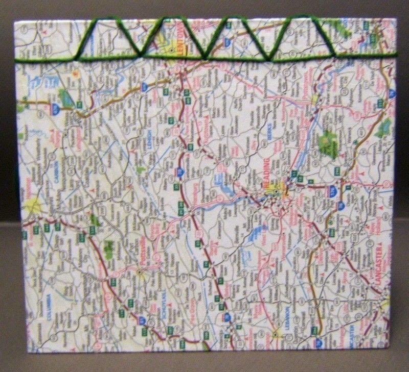 Pennsylvania Road Map Journal · A Mixed Media · Papercraft, Bookbinding ...