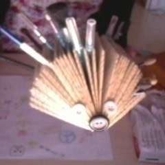 Book Hedgehog · How To Make A Piece Of Book Art · Paper Folding on Cut ...