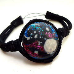 Galaxy Bracelet · How To Make A Rope Bracelet · Needlework and Yarn ...