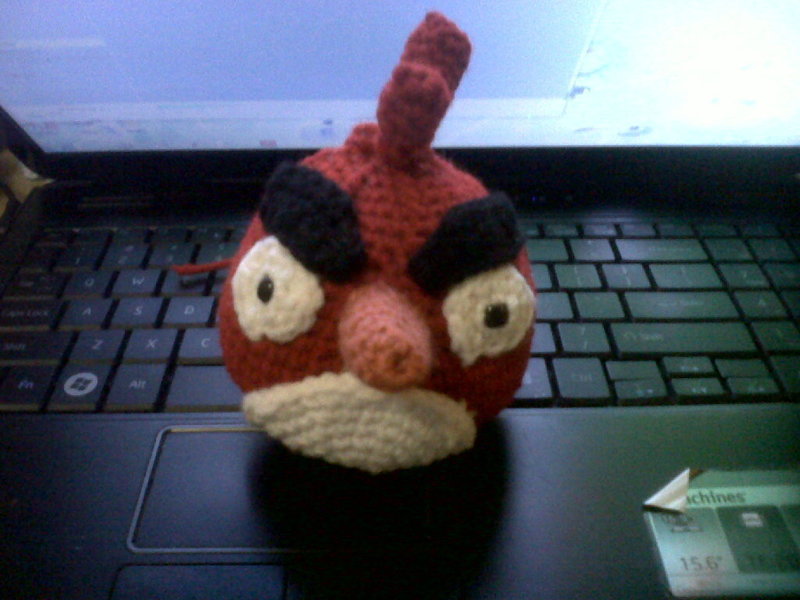 Angry Cardinal · A Bird Plushie · Beadwork, Sewing, and Crochet on Cut ...