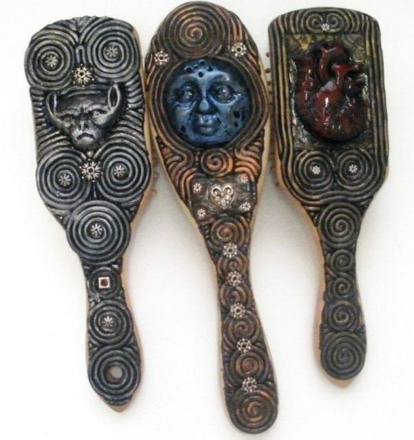 Some Of My Polymer Clay Work... Some Steampunk, Owls, Goth,... · A Clay ...