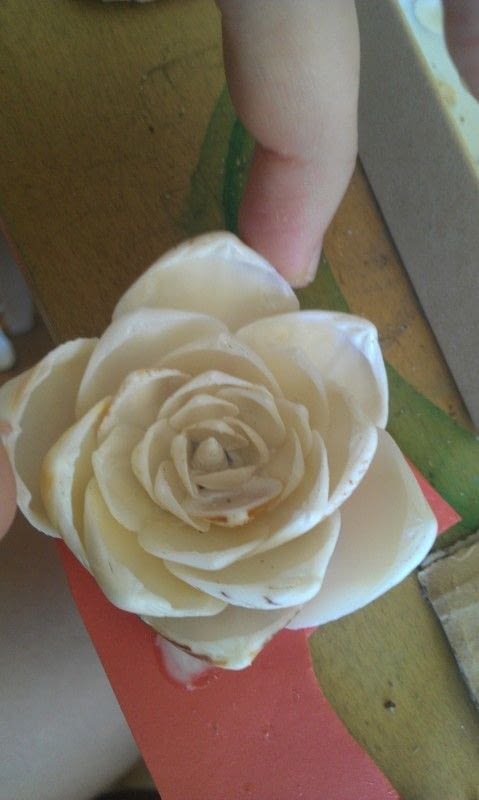 Shell Flower · How To Make A Shell Ornament · Decorating on Cut Out + Keep