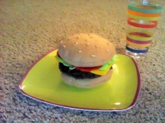 Felt Burger · How To Make A Burger Plushie · Drawing, Decorating, and ...