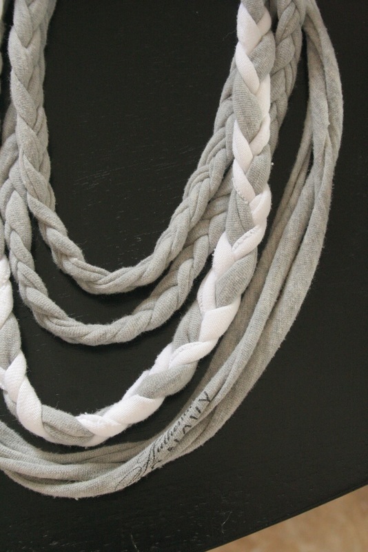 Braided T Shirt Necklace · A Braided Fabric Necklace · Braiding on Cut ...