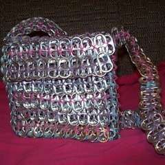 Pop Tab Purse!! · How To Make A Recycled Bag · Braiding on Cut Out + Keep