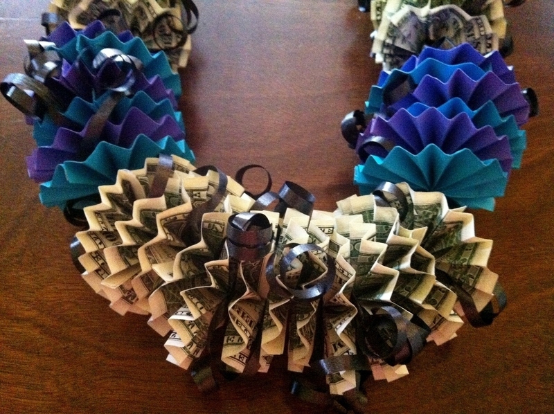 Money Lei · How To Make A Recycled Necklace · Papercraft on Cut Out ...