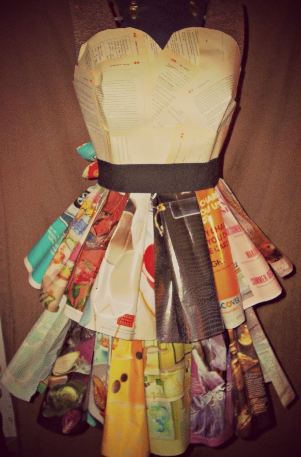 Paper Dress A Paper Dress Papercraft On Cut Out Keep Creation 