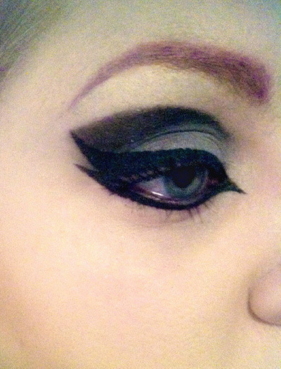 Gothic Wings Makeup · A Winged Eye Look · MakeUp Techniques and MakeUp ...