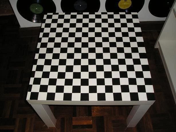 Checkered Table · How To Make A Coffee Table · Decorating on Cut Out + Keep