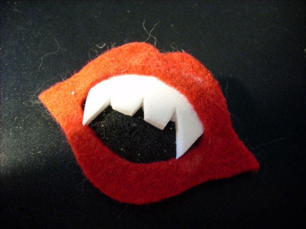 Evil Dairy Queen Lips · How To Make A Hair Clip / Barrette · How To by ...