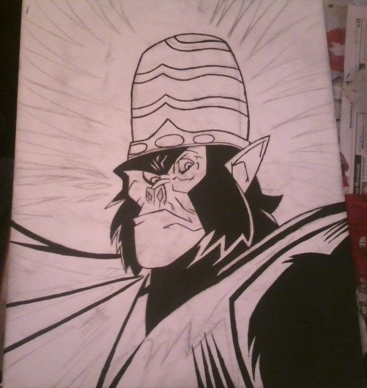 Mojo Jojo Painting · A Drawing Or Painting · Art and Drawing on Cut Out ...