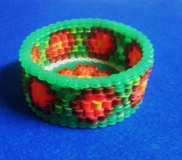 Perler Bead Container · How To Make A Pegboard Bead Box · Beadwork on ...