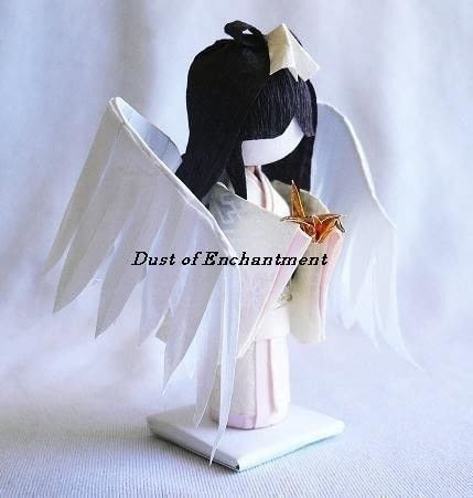 Sadako Angel · An Angel · Construction and Papier-mâché on Cut Out + Keep