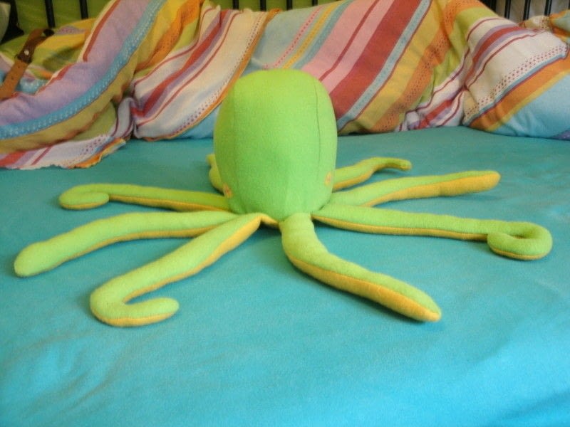 Octopus Plushie Toy · An Octopus Plushie · Sewing on Cut Out + Keep ...