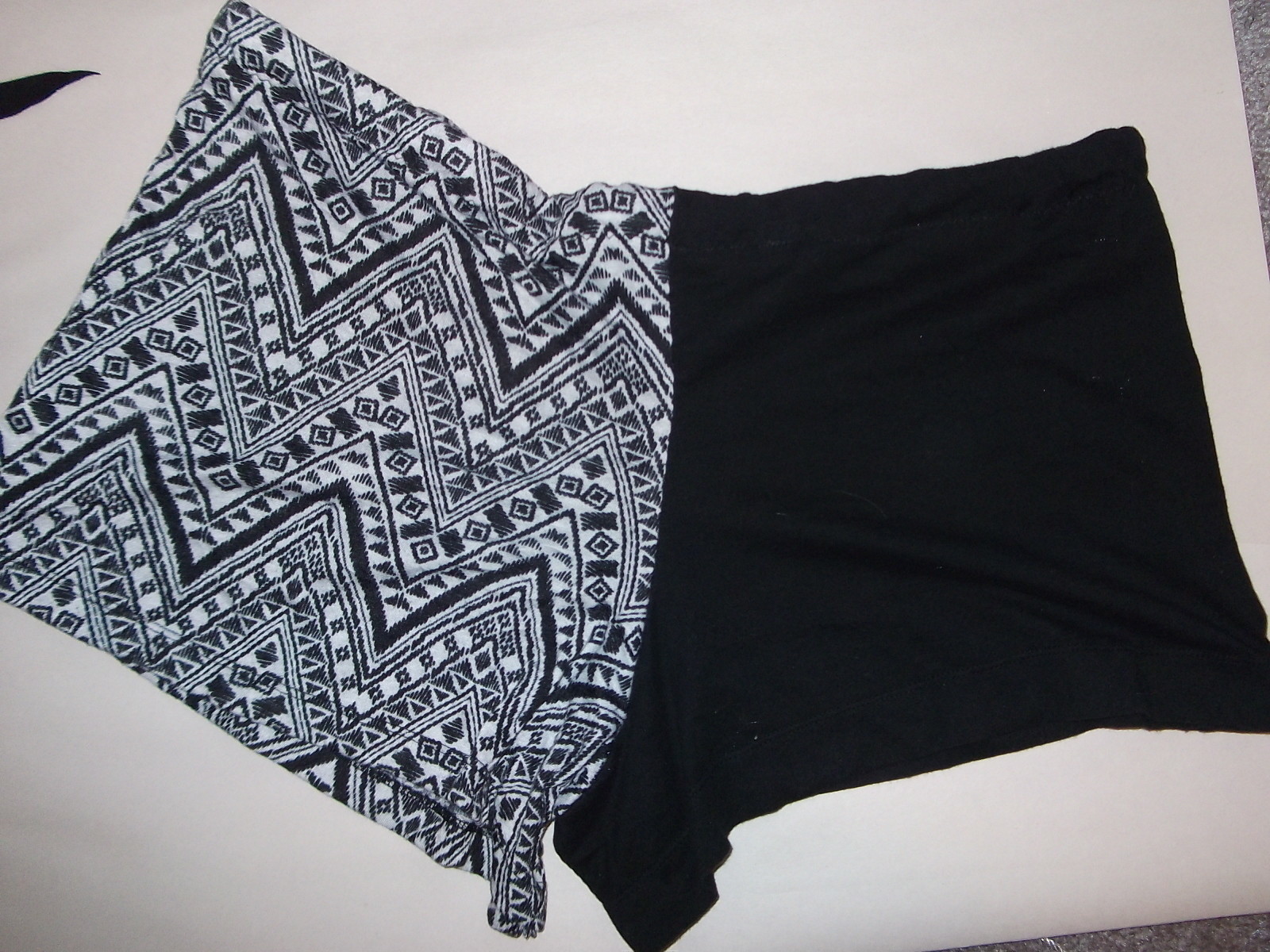 Half And Half Shorts · A Pair Of Painted Shorts · Needlework on Cut Out ...