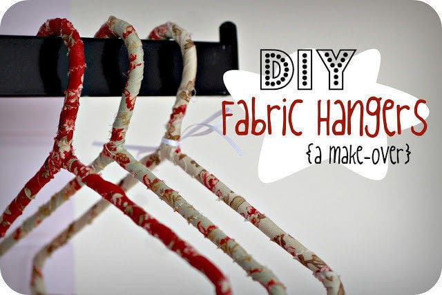 Diy: Fabric Hanger Makeover · How To Make A Clothes Hanger · Home + DIY ...