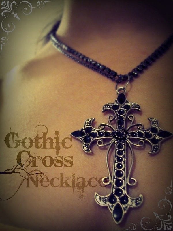 Gothic Cross Necklace · A Cross Pendant · Jewelry on Cut Out + Keep
