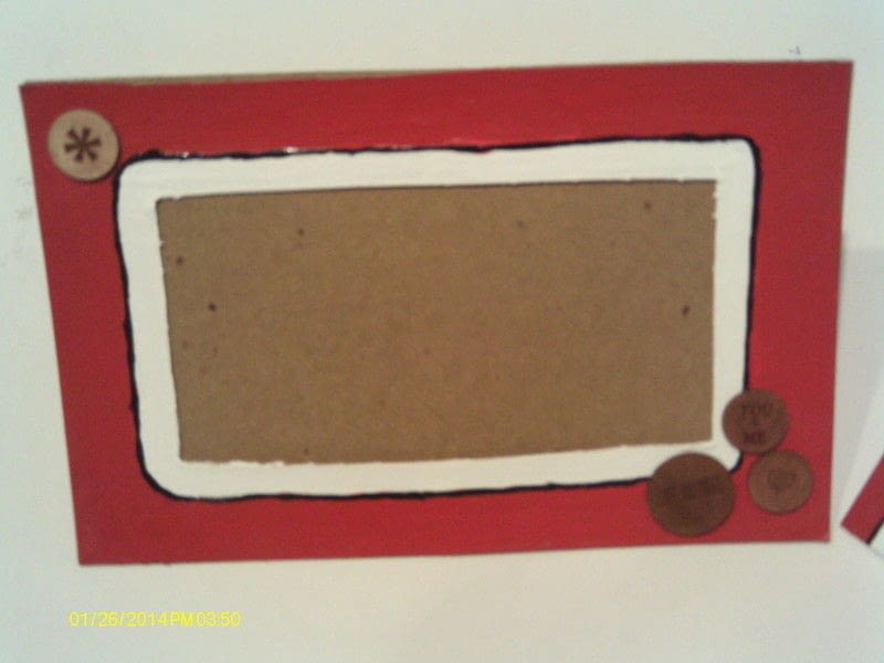 Diy Cardboard Picture Frames · A Photo Holder · Home + DIY on Cut Out ...