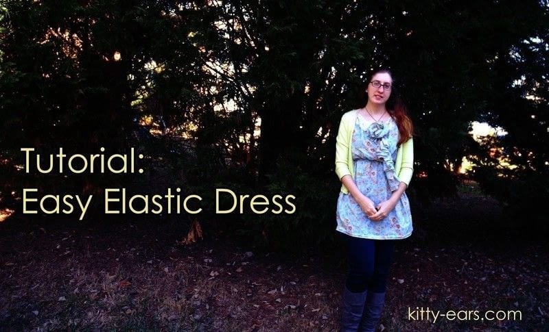 Easy Elastic Dress · How To Make A Shift Dress · Sewing on Cut Out + Keep