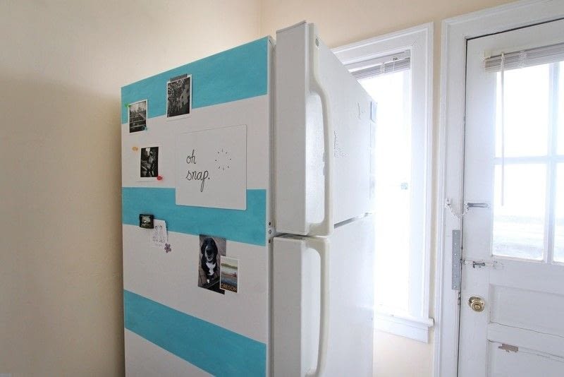 Fridge Makeover · How To Make A Kitchen Project / Dining Project · Home ...