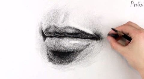 How To Draw Lips Step By Step · How To Create A Portrait · Art on Cut ...