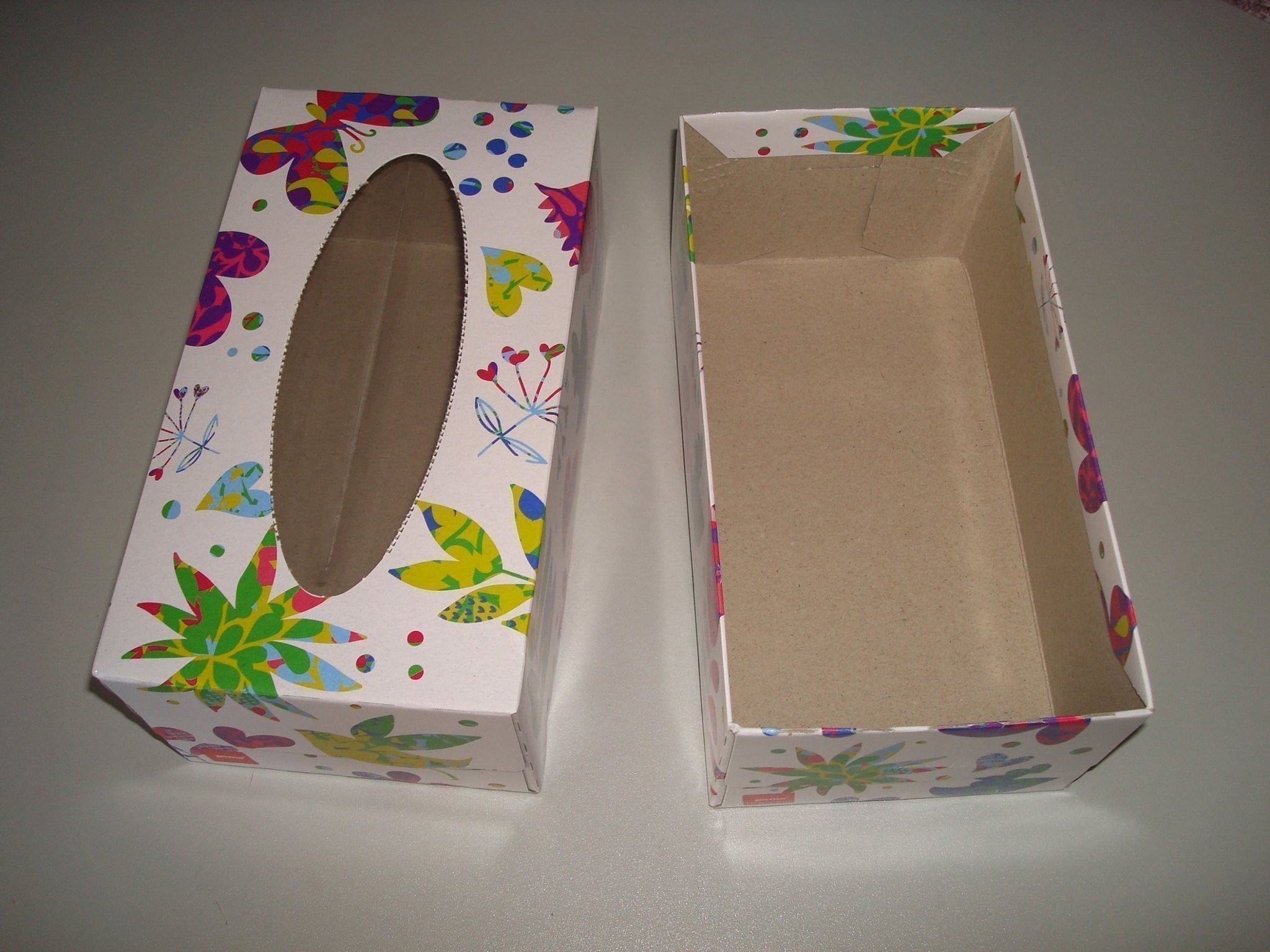 Tissue Box Craft Storage How To Make A Recycled Box Decorating On 