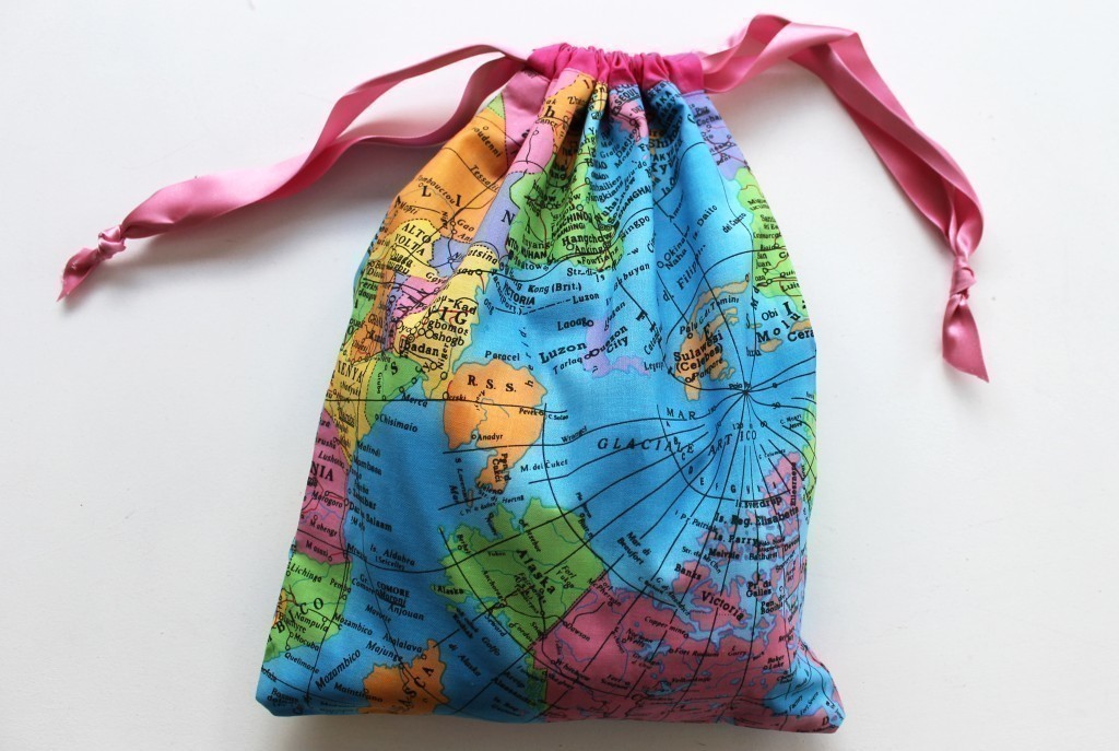 Drawstring Bag How To Make A Drawstring Pouch Needlework On Cut Out 