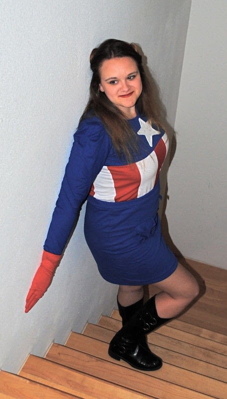 Diy Fem!Captain America Cosplay · How To Make A Full Costume · Sewing ...