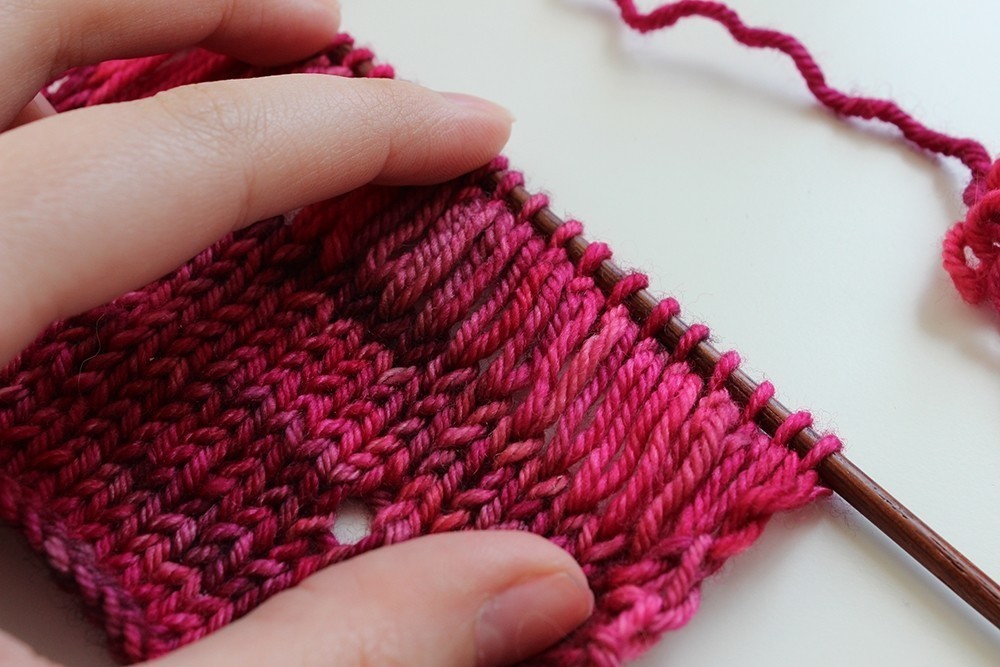 Yarn Over Decorative Holes How To Stitch A Knit Hole Yarncraft On Cut Out Keep