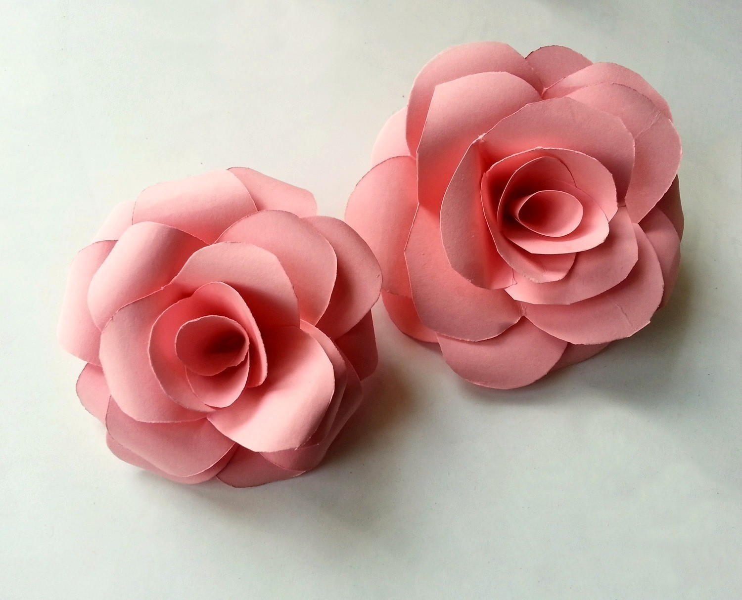 Diy Paper Rose How To Make A Flowers Rosettes Papercraft On Cut 