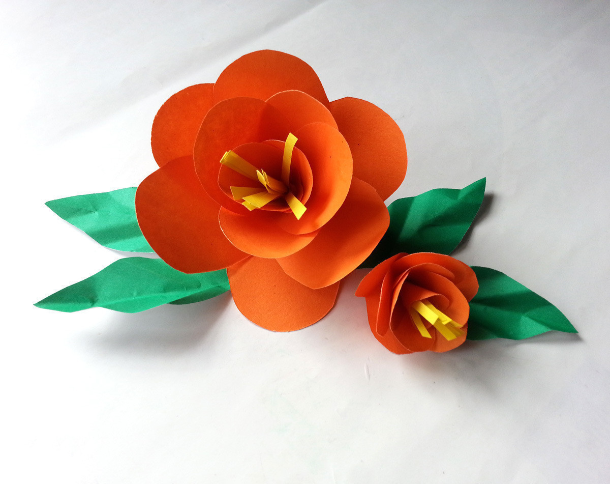 Diy Easy Paper Flower How To Make A Flowers Rosettes Papercraft 