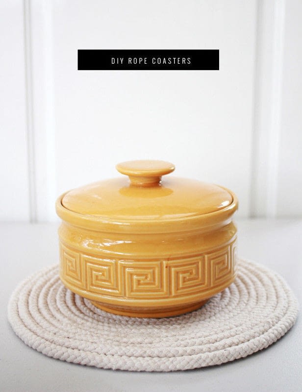 Nautical Rope Coasters · How To Make A Rope Coaster · Decorating on Cut ...