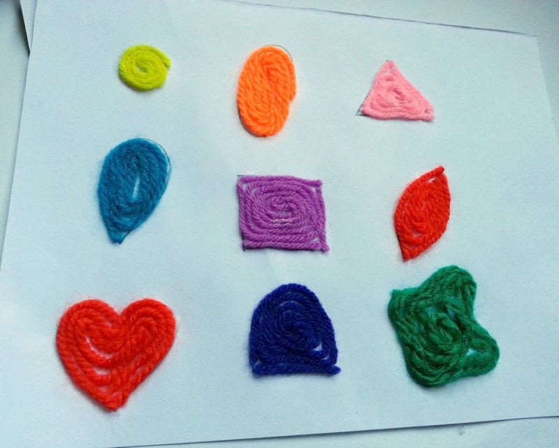 Yarn Art Basic Shapes · How To Create Art / A Model · Yarncraft on Cut ...