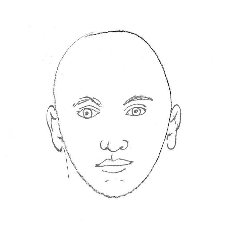 How To Draw A Simple Face Extract From Let s Make Some Great Art By