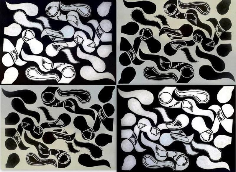 Pattern Collage · A Collages · Art on Cut Out + Keep · Creation by ...